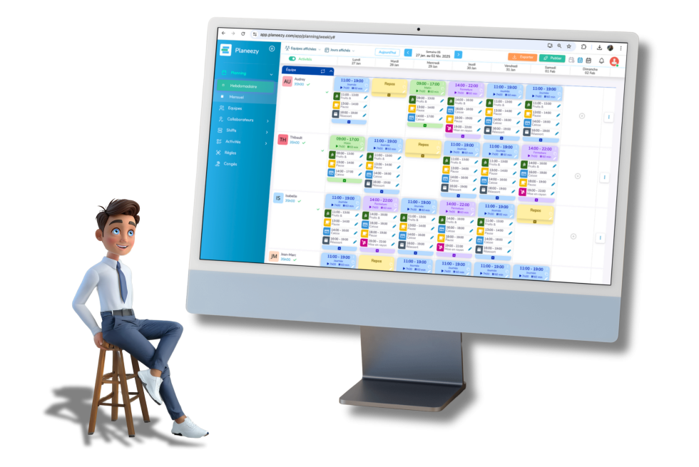 Planeezy : Simplifiez votre gestion de planning hôtel